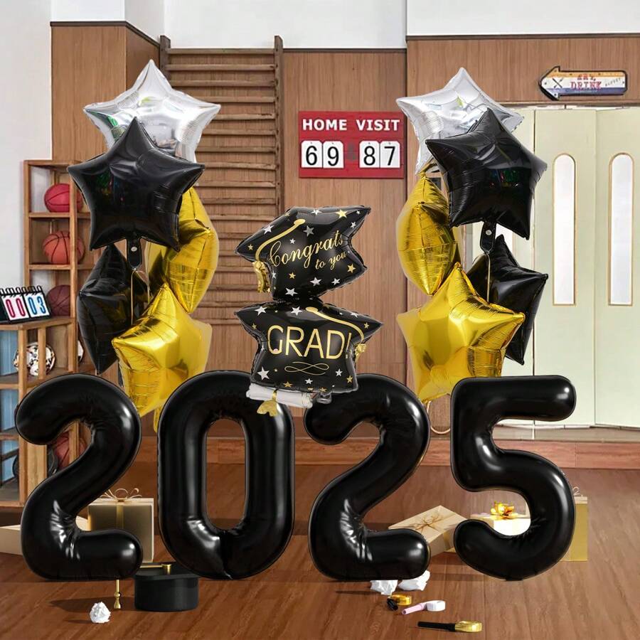 kumozawa 2025 Graduation Balloon Decoration Set - 24pcs/Set Includes ...
