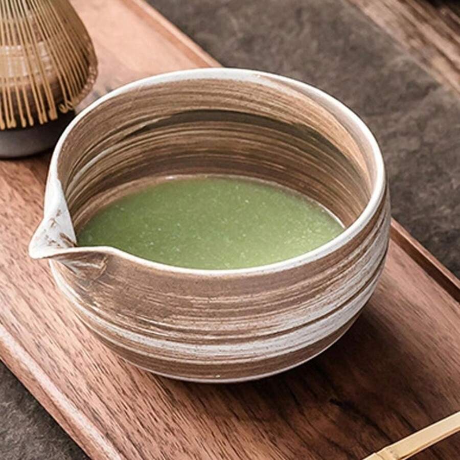 Handmade Ceramic Matcha Bowl Matcha Brewing Cup Tea Making Tools And ...