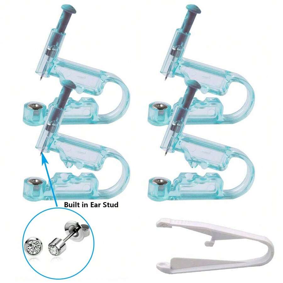 Ear Piercing Gun Kit -Disposable Guns With Ear Studs & Aid Tool | SHEIN EUR