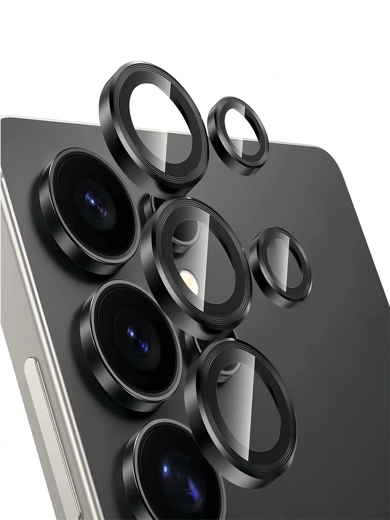 1set Back Matel Lens Protective Ring Compatible With Samsung Galaxy S25 ...