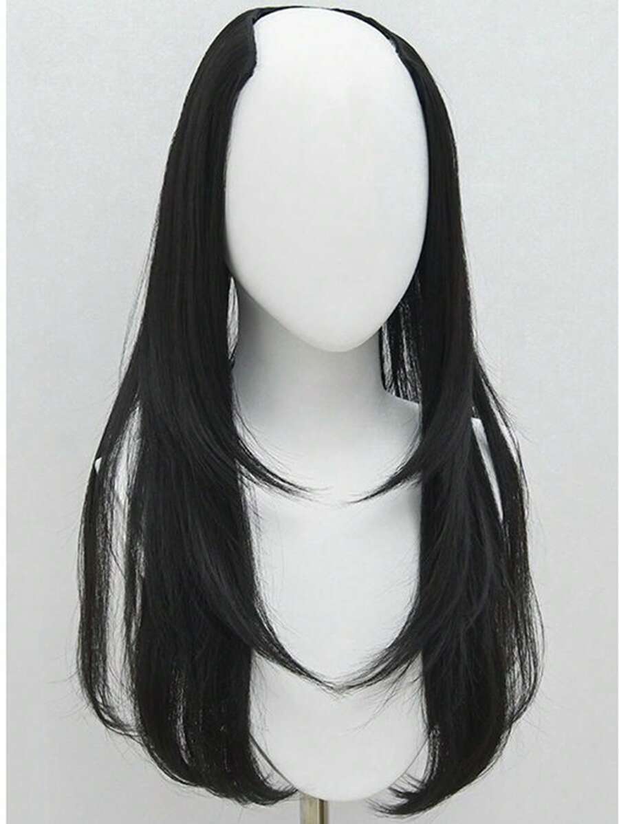 4-Clip Layered V-Shaped Inner Buckle Natural One-Piece Seamless ...