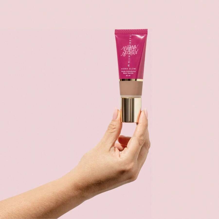 Base Niina Secrets Hidra Glow Média Cobertura FPS16 C/ Ácido ...