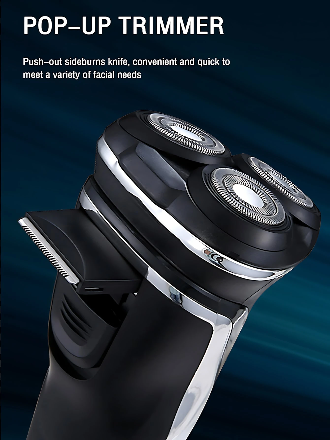 Men Shaver Electric 3 Floating Shaving Head Beard Shaving Rotary ...