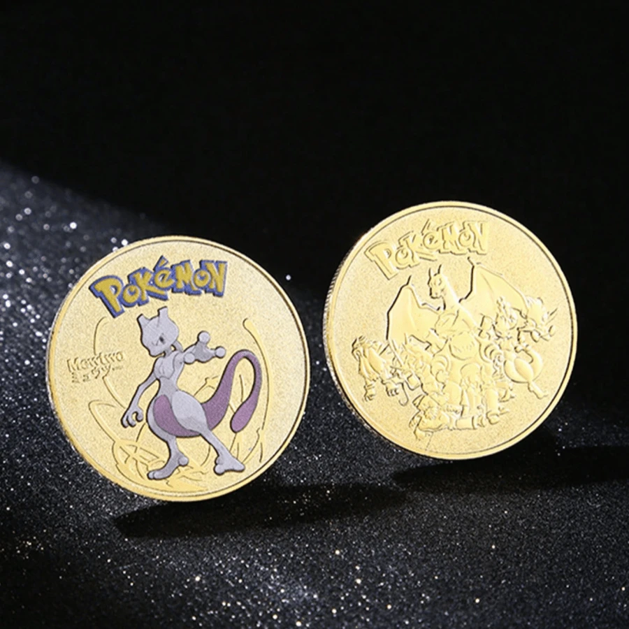 pokemon Pokemon Gold Alloy Commemorative Coins - Pikachu.Charizard ...