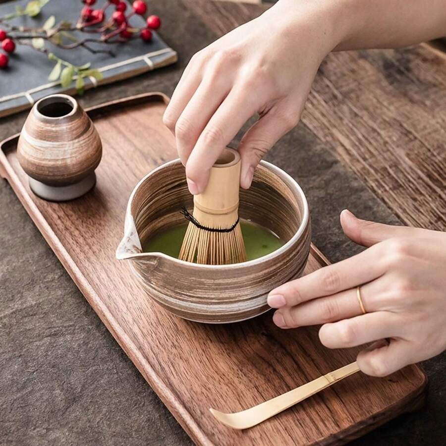 Handmade Ceramic Matcha Bowl Matcha Brewing Cup Tea Making Tools And ...