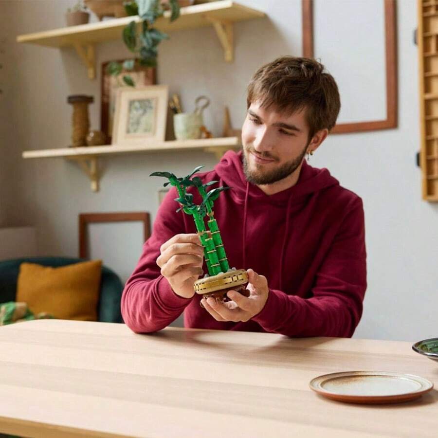 LEGO 10344 Ricco Bambù Icone Serie Creativo Piante in Vaso 2025 nuovo ...