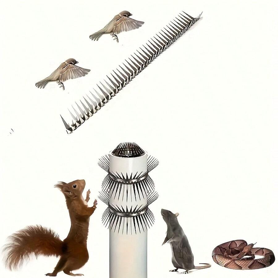 1pc Stainless Steel Anti-Rodent Device, Prevent Rats Climbing, Bird ...