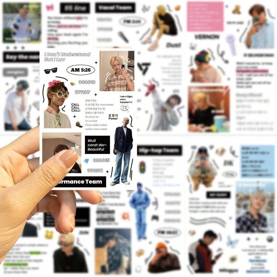 Autocollants ST en stock : Choi Sung-Chul, Yoon Jeong-, Hong Ji-Soo, Wen Junhui, Quan Shurong ...