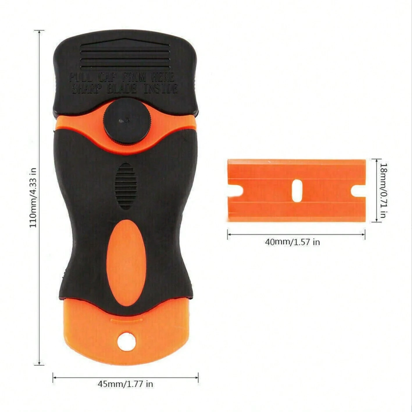 Car Tint Tools - Small Cleaning Scraper Knife, Glass Scraper, Cleaning ...