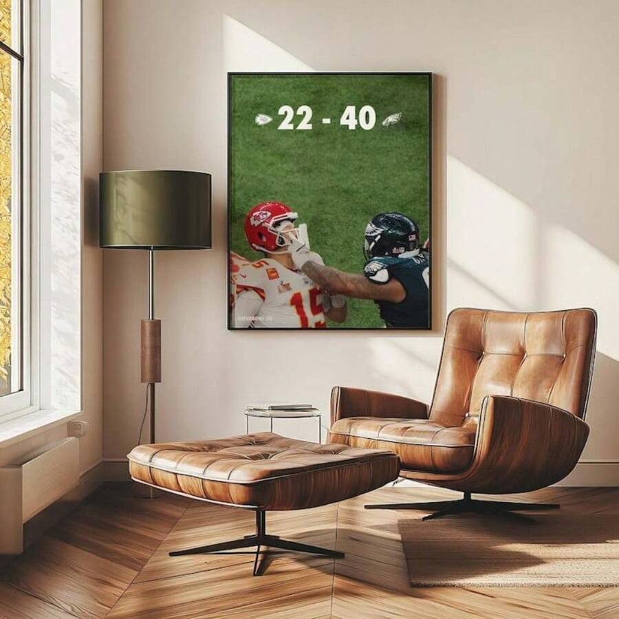 Eagles SB 59 Posters, Wall Art, Jalen Hurts, Saquon Barkley, Football ...