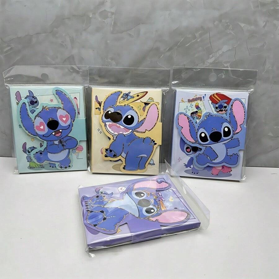 Disney Stitch Alien Hot Stamping Three Fold Convenience Tape Magnetic ...
