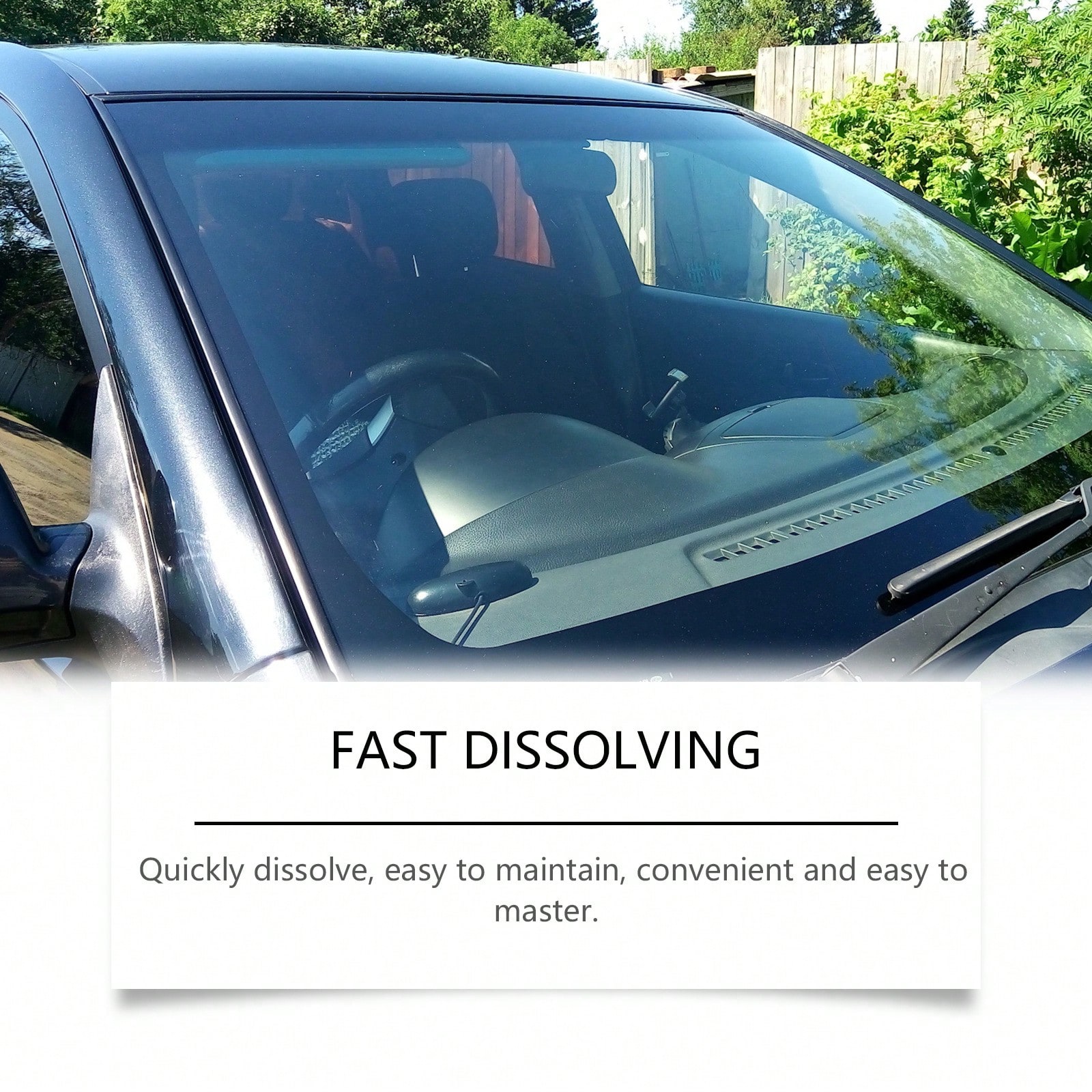 Concentrated Windshield Wiper Cleaning Effervescent Sheet Car Glass ...