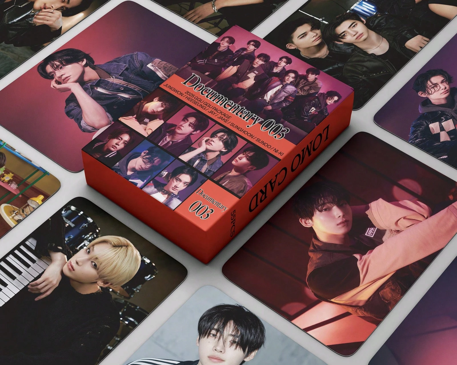 55 piezas Tarjetas fotográficas E-Team 2025 GGU GGU JAY NIKI | Mode de ...