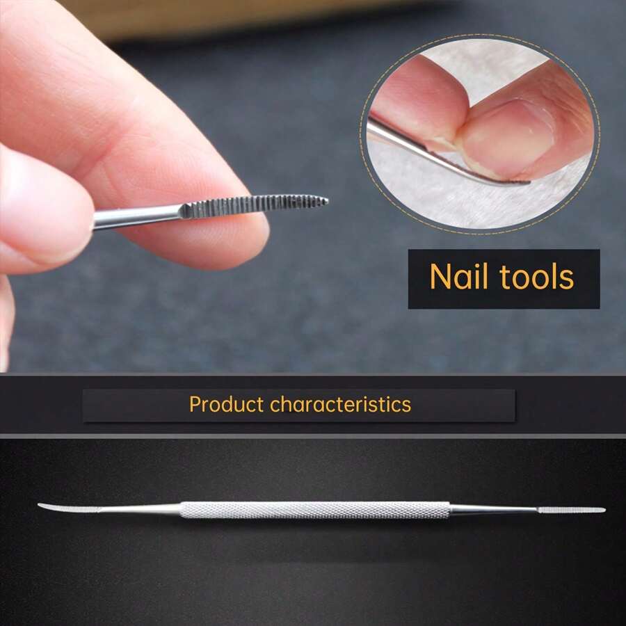 Stainless Steel Double Head Toenail Lifter - Effortless Ingrown Toenail ...