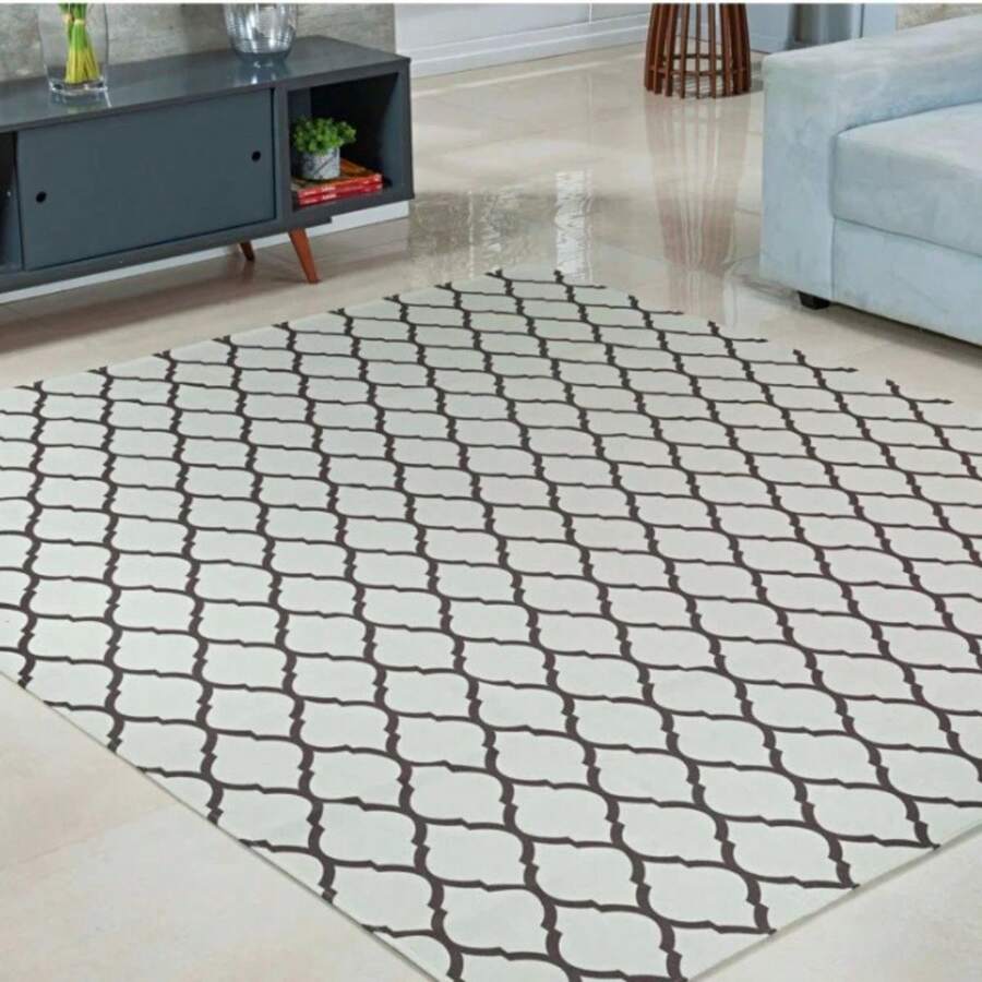 Tapete Sala 1,00m x 1,40m Estampado Geométrico Moderno | SHEIN Brasil