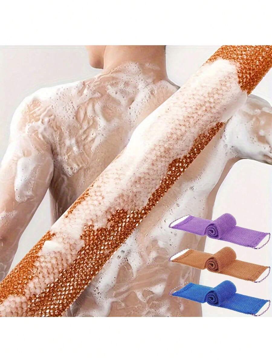 3/1pc,African Nylon Exfoliating Bath Towel, Soft And Scrub, Nylon Bath ...