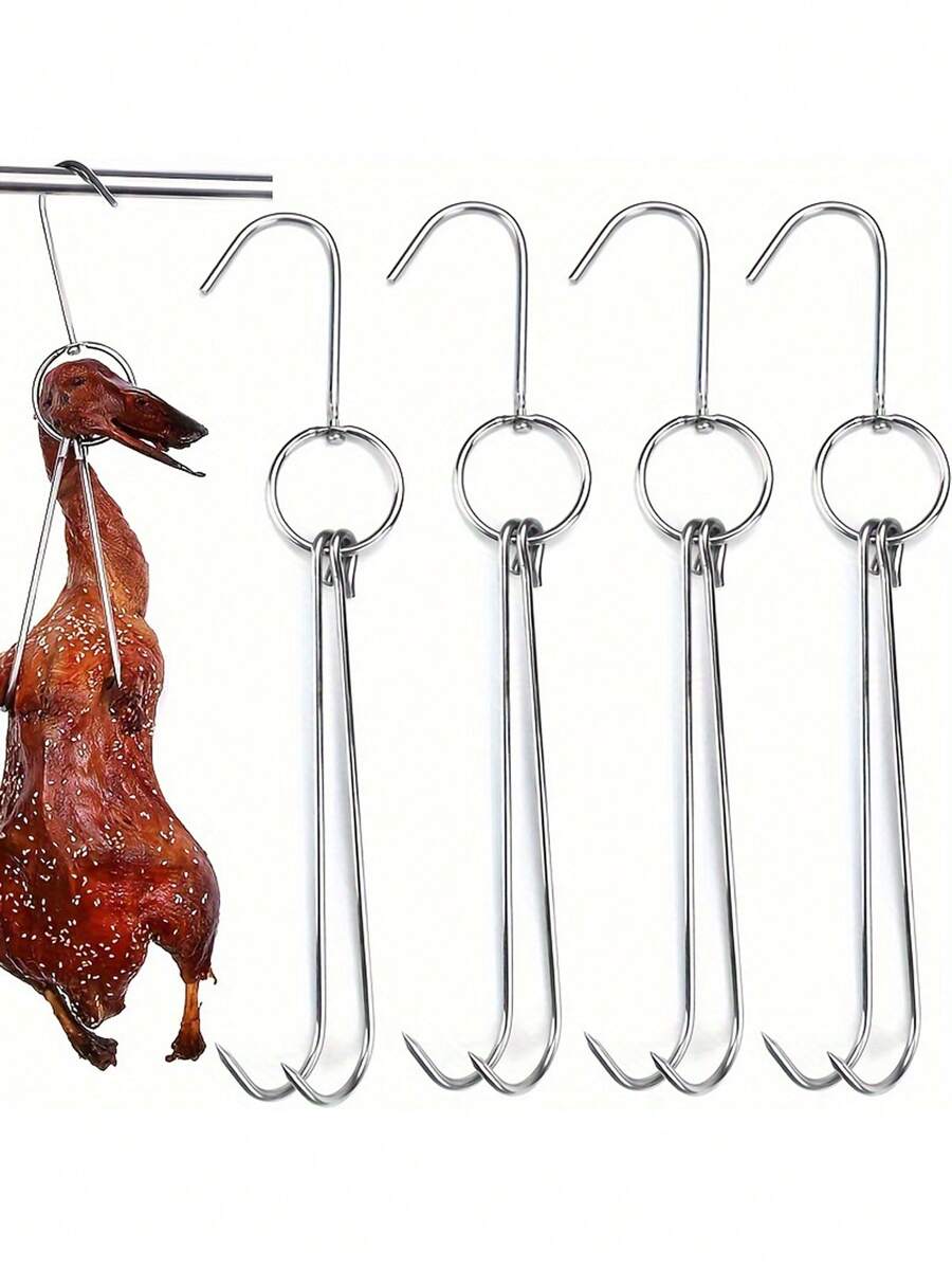 Stainless Steel Roast Duck Roast Chicken Hook Barbecue Hook Slaughter ...