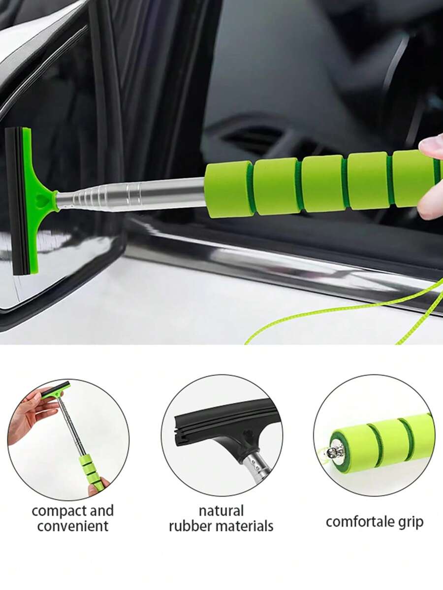 1 Retractable Windshield Wiper, Car Rearview Mirror Wiper With ...