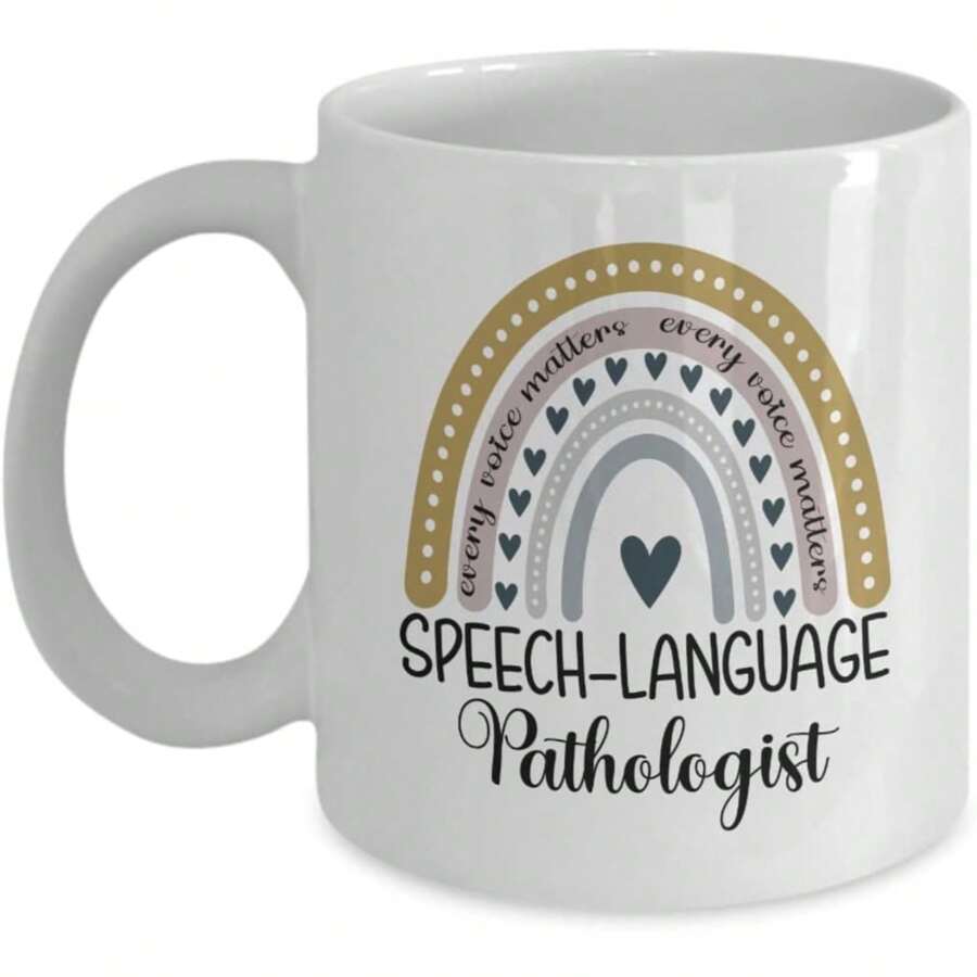 Every Voice Matters Speech Therapist Gift Coffee Travel Cup Slp Gifts ...