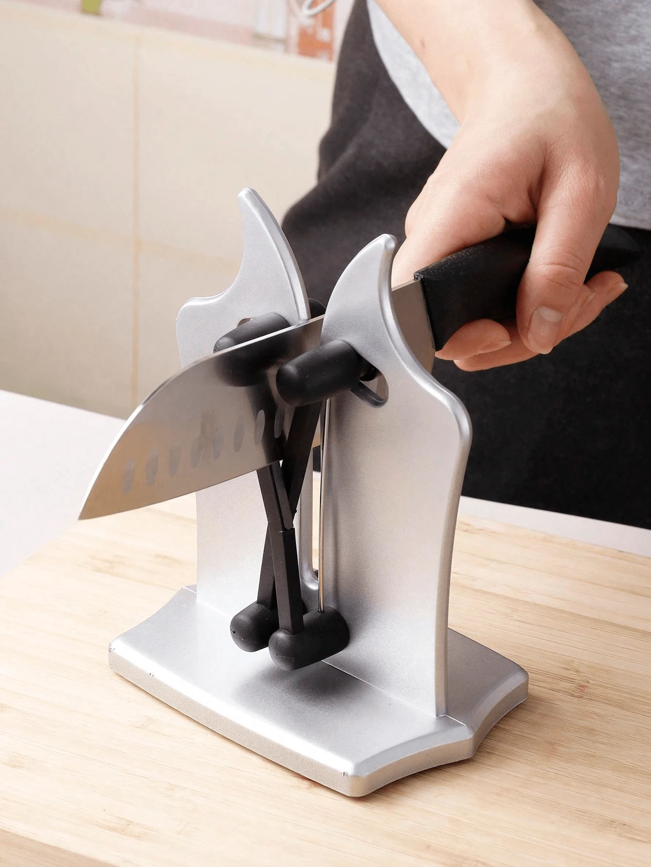 Knife Sharpener Kitchen Sharpening Tool Easy Safe Sharpening Kitchen ...