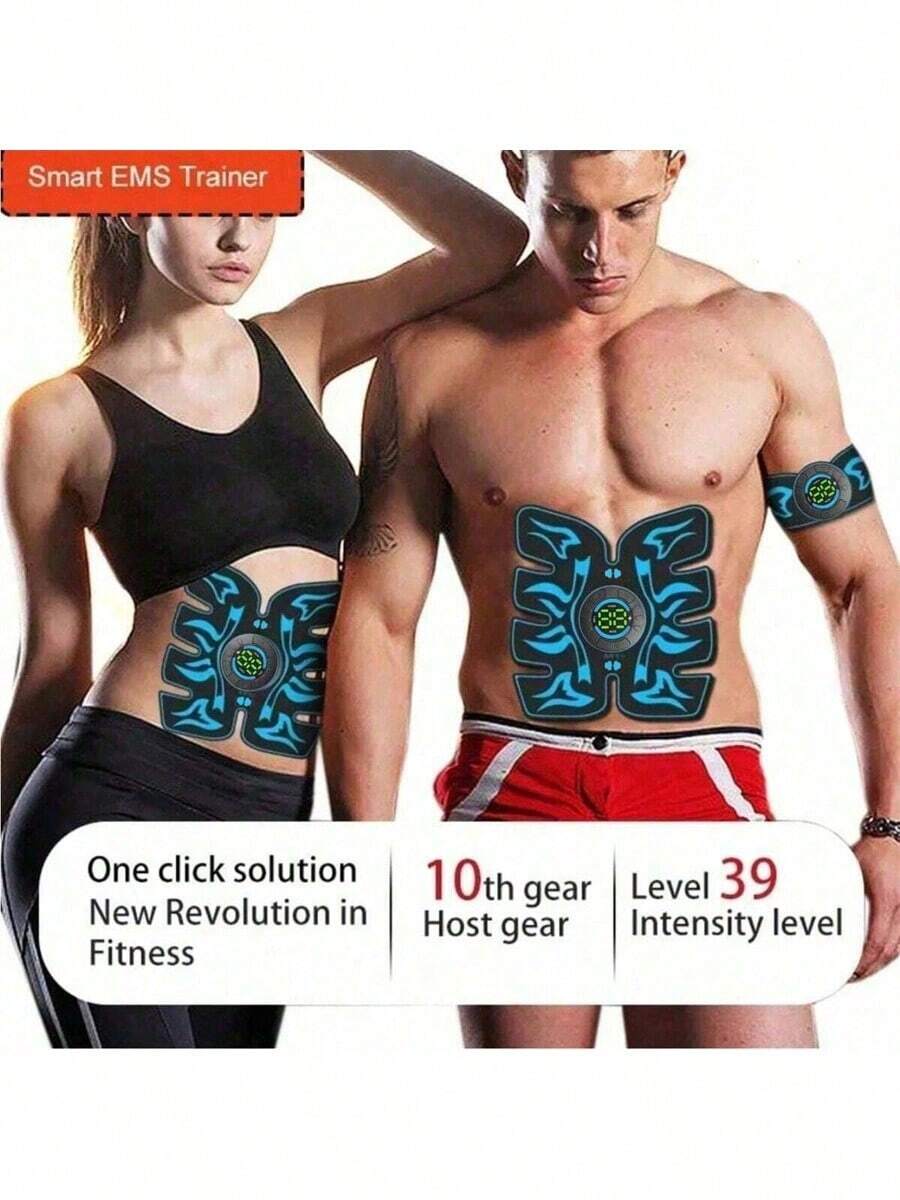 Smart EMS Wireless Muscle Stimulator Fitness Trainer Abdominal Training ...