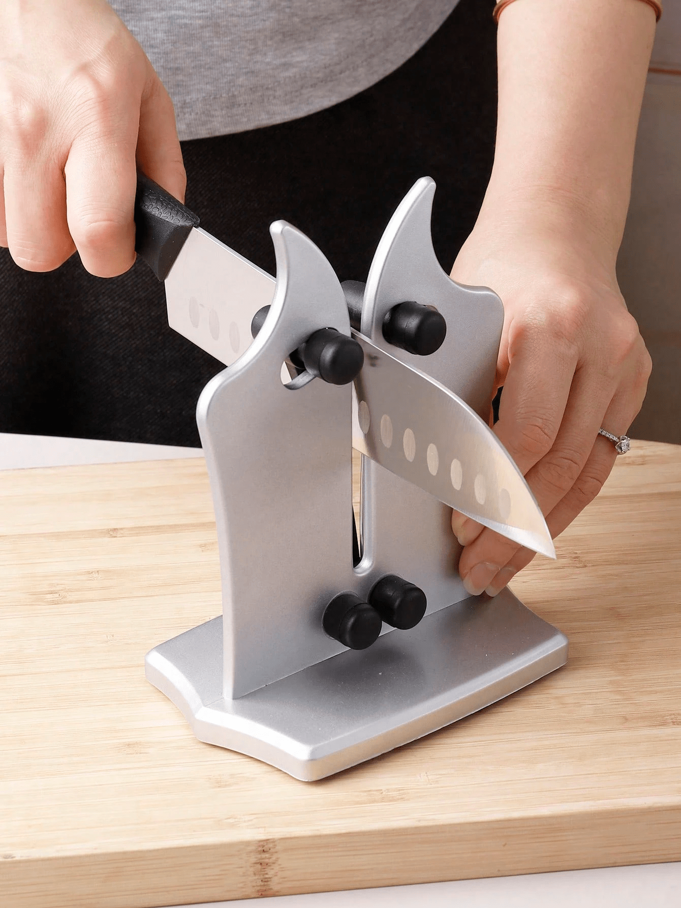 Knife Sharpener Kitchen Sharpening Tool Easy Safe Sharpening Kitchen ...