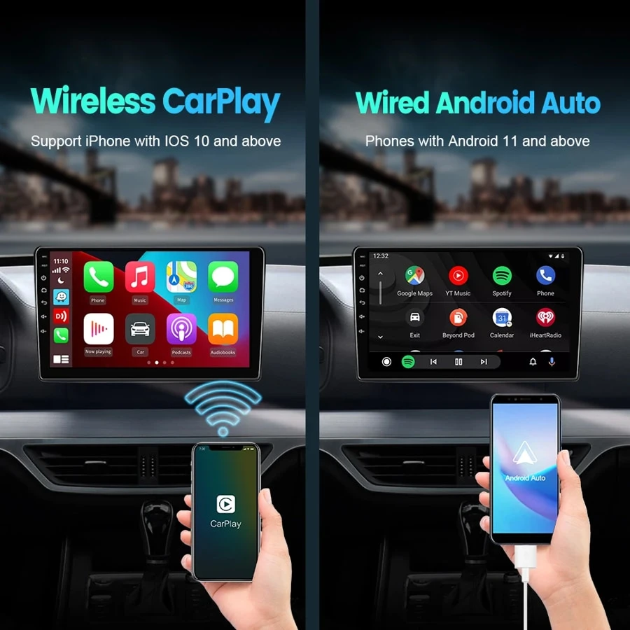 CarlinKit Car Android Auto CarPlay Wired&Wireless Adapter For Android ...