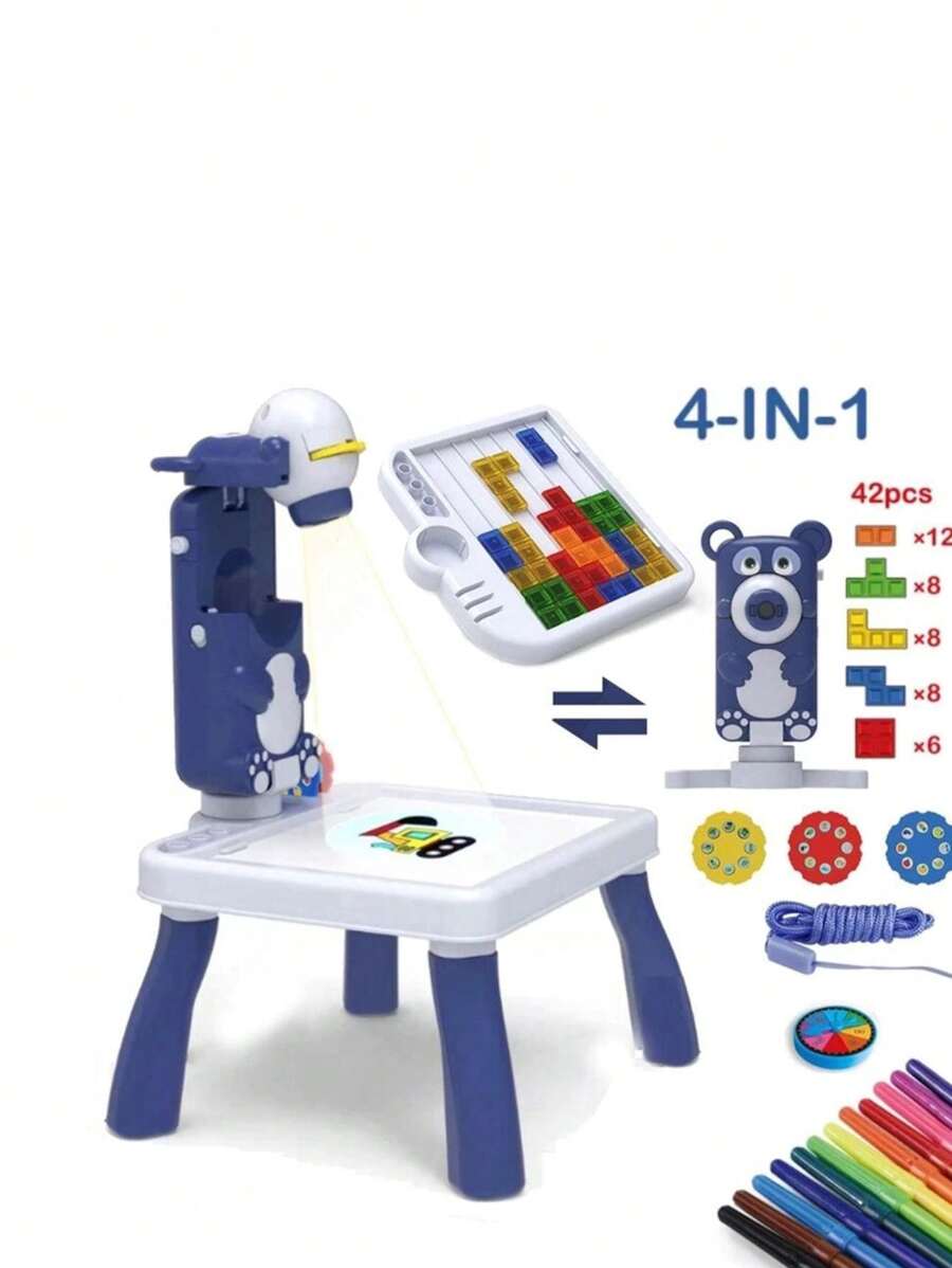 Magic Whiteboard Projector Table Children's Drawing Toy Painting ...