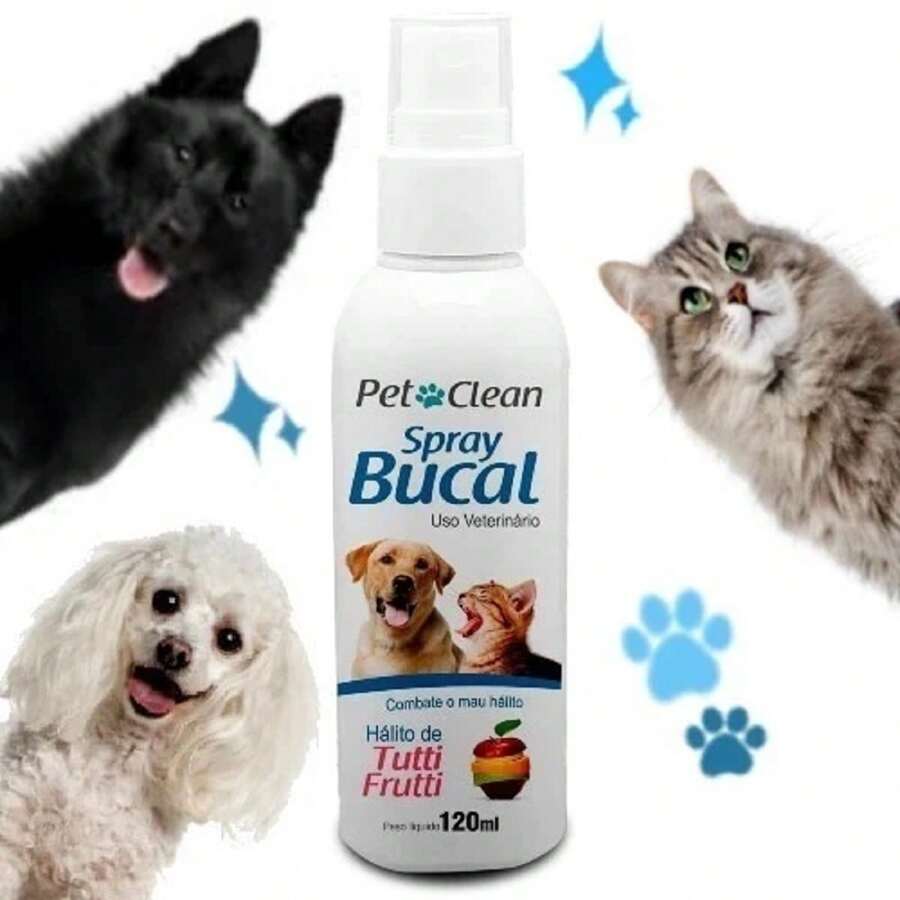 Tutti-Frutti Flavored Anti-Bad Breath Mouth Spray For Dogs And Cats for ...