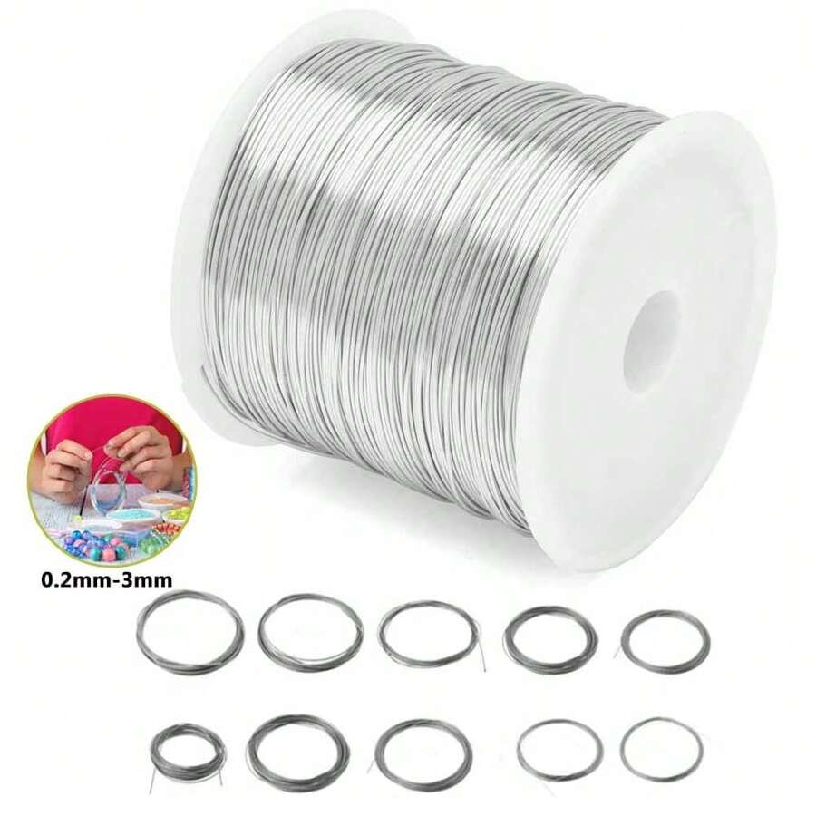 New 1pc 1-100 Meters 304 Stainless Steel Soft/Hard Steel Wire Diameter ...