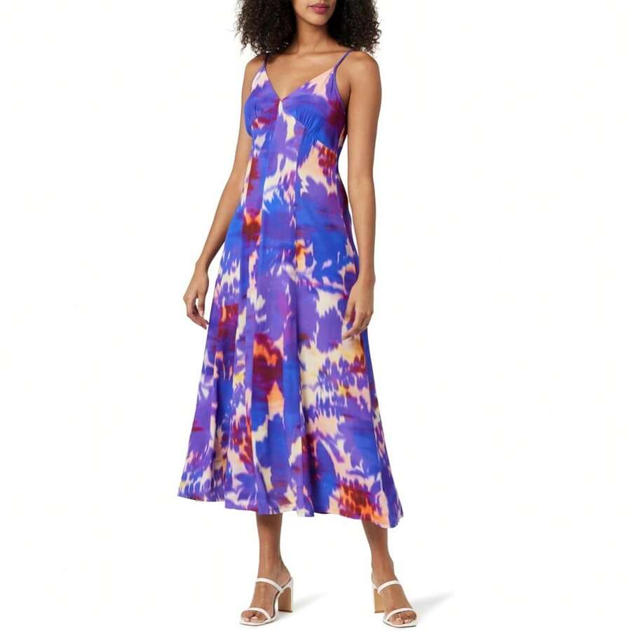 Women's Isa V-Neck Maxi Dress | SHEIN USA