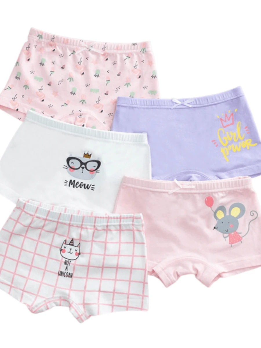 Kit 12 Calcinha Modelo Boxer Cuequinha Infantil Cotton Premium Para ...