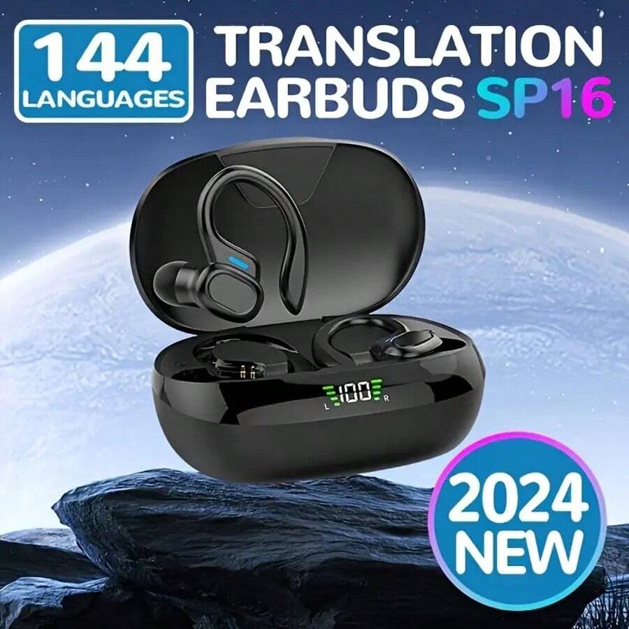 SENBOWE Novos Fones de Ouvido Sem Fio de IA. Suporta 144 idiomas ...