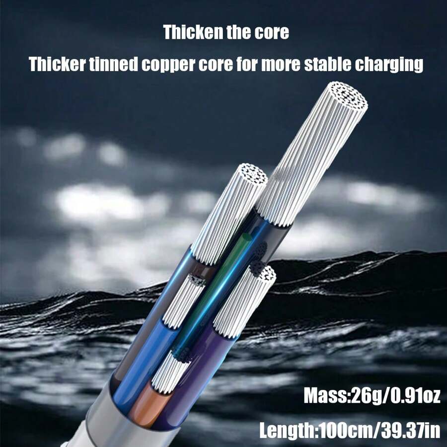 [Long Battery Life]An Ultra-Long Data Cable Suitable For Micro 5-Pin ...