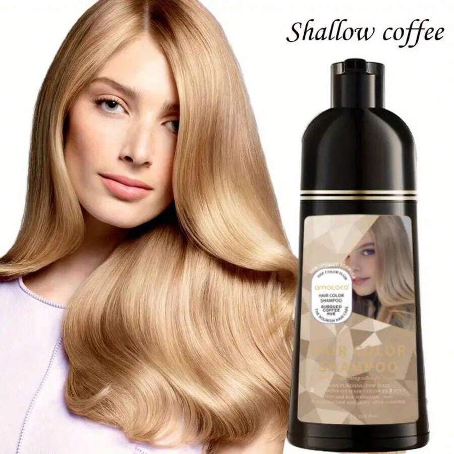 Hair Dye Shampoo, Quick Hair Dye,Hair Care,Fruity Aroma-Black & Brown-3 ...