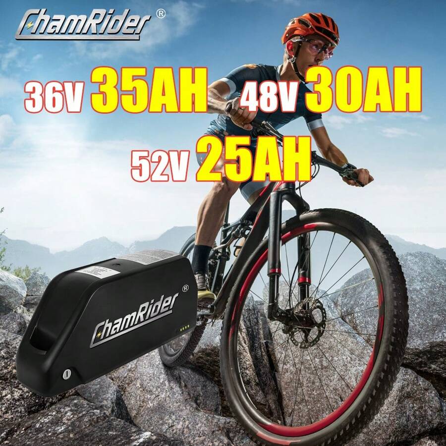 Chamrider Polly 48V 30AH Ebike Battery Downtube 52V Electric Battery ...