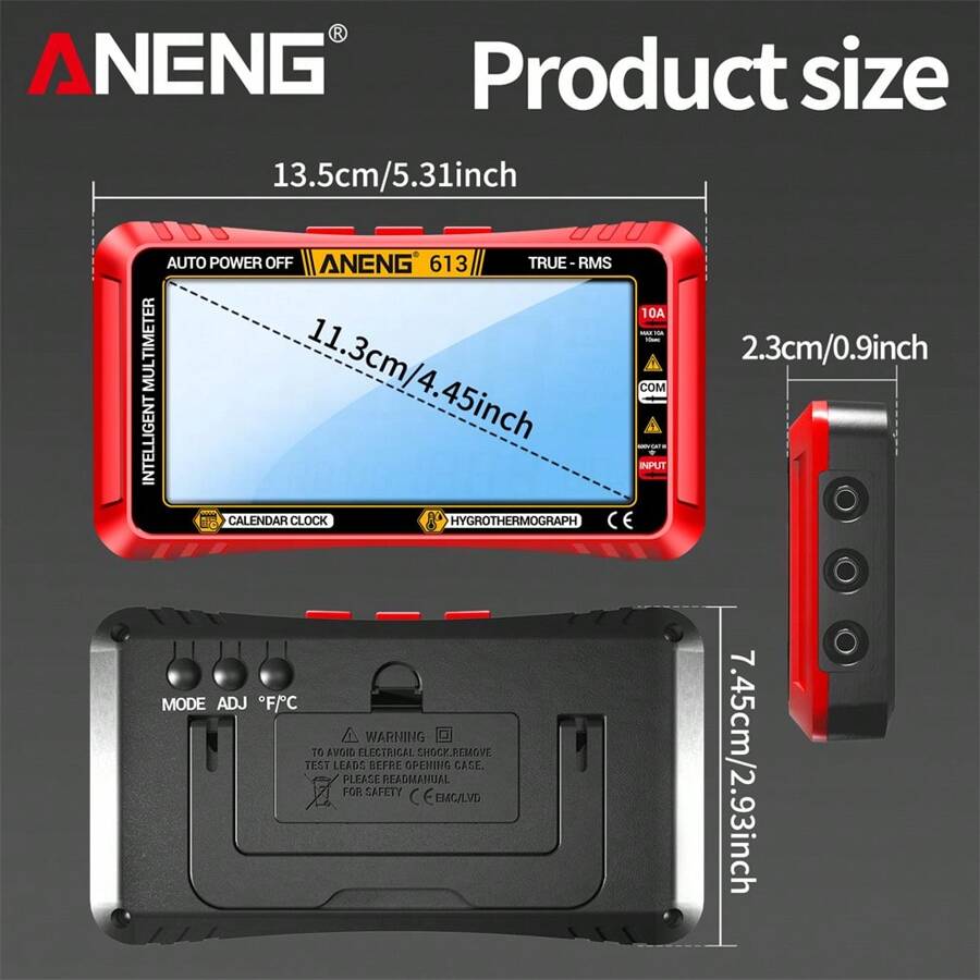 ANENG ANENG 613 New Fully Intelligent Digital Display Multimeter Three ...