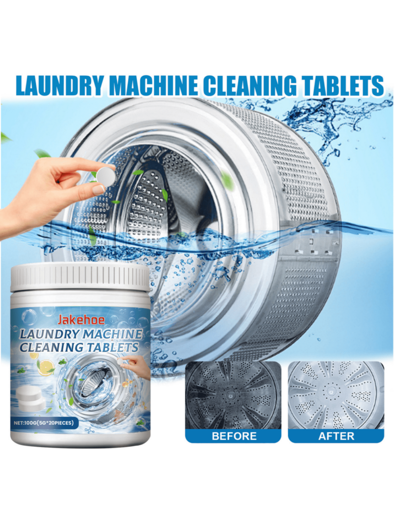 Washing Machine Effervescent Tablet Roller Automatic Washing Machine ...