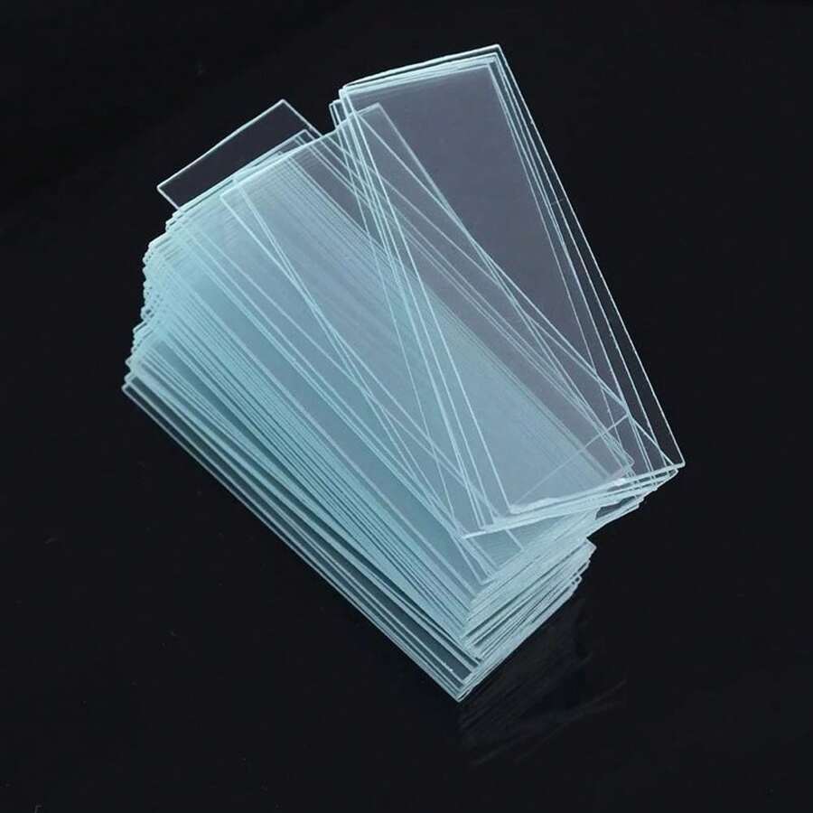 Blank Microscope Slides And Square Cover Glass For For Optical ...