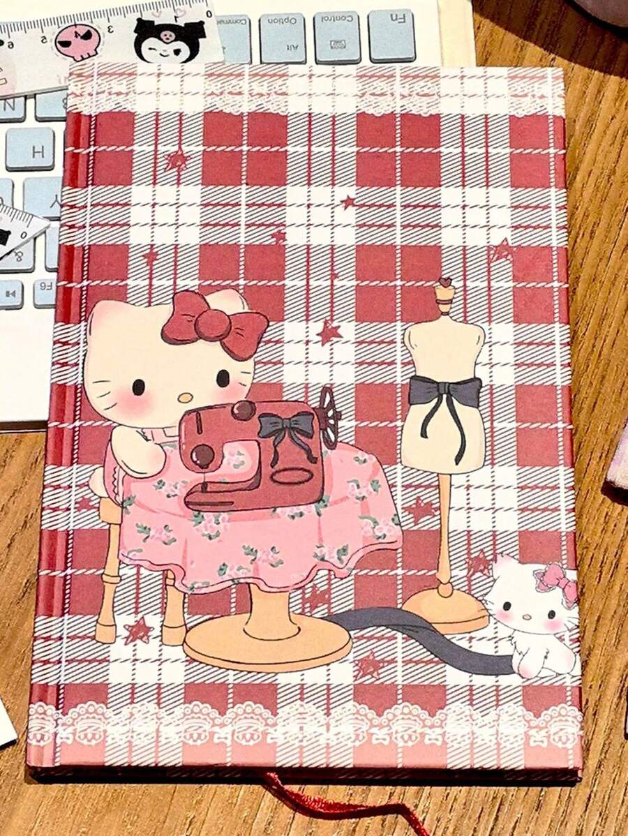 Character Cartoon Design Notebook, Cute School Student Diary, High ...