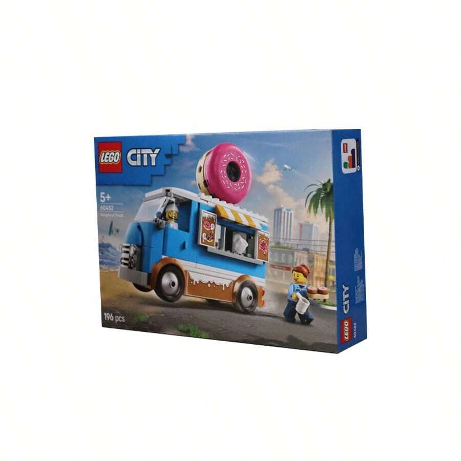 LEGO 60452 Donut Dining Car City Series 2025 New Children's Educational ...