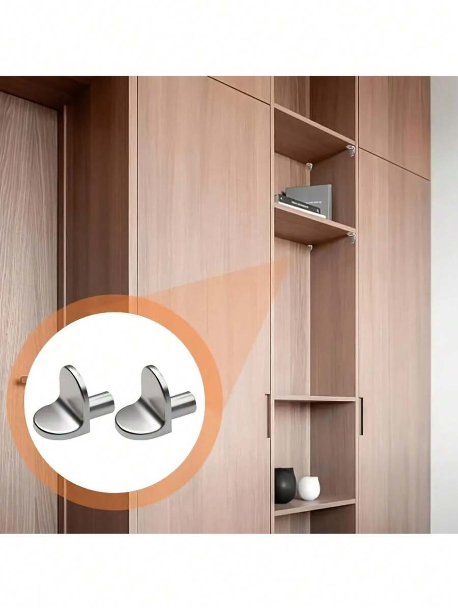 20 pièces Supports de rayonnage métalliques - Supports de rayonnage de ...