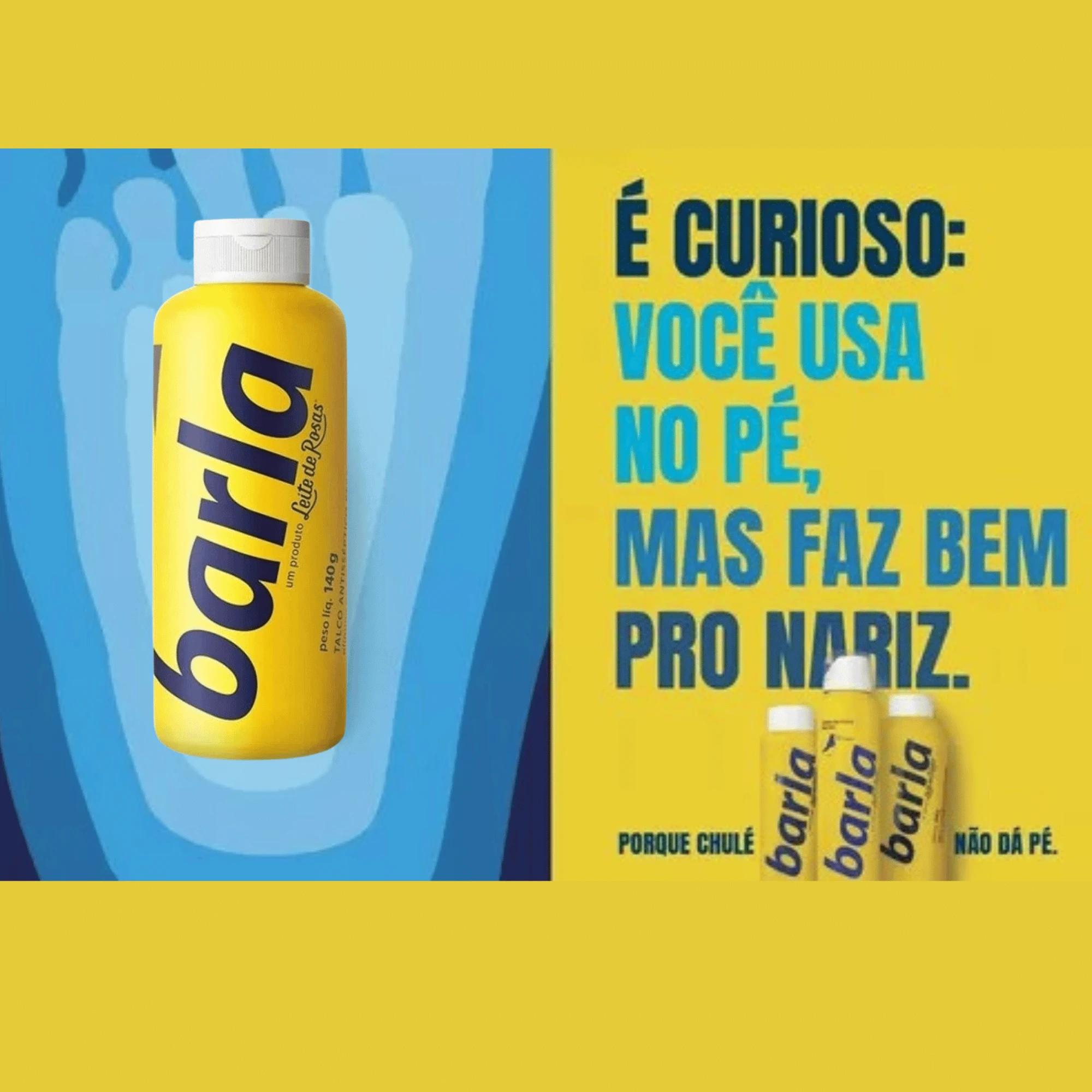 Talco Barla 140g Antisséptico Perfumado Para Pés e Axilas Elimina ...