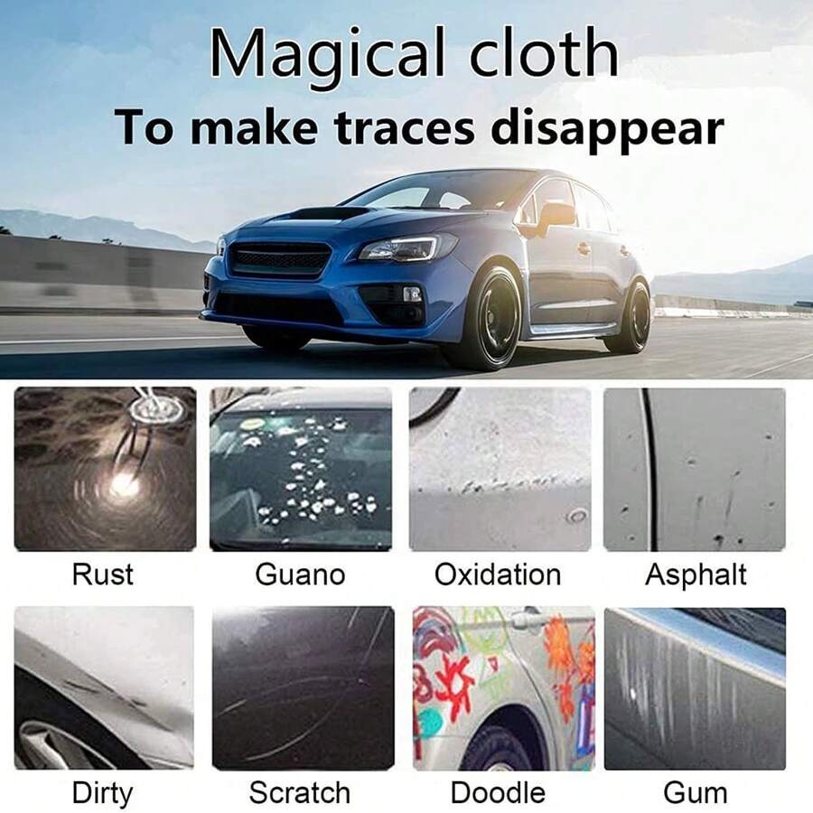 5pcs Set Nano Scratch Removal Cloths, Nano Magic Scratch Remover Cloth ...