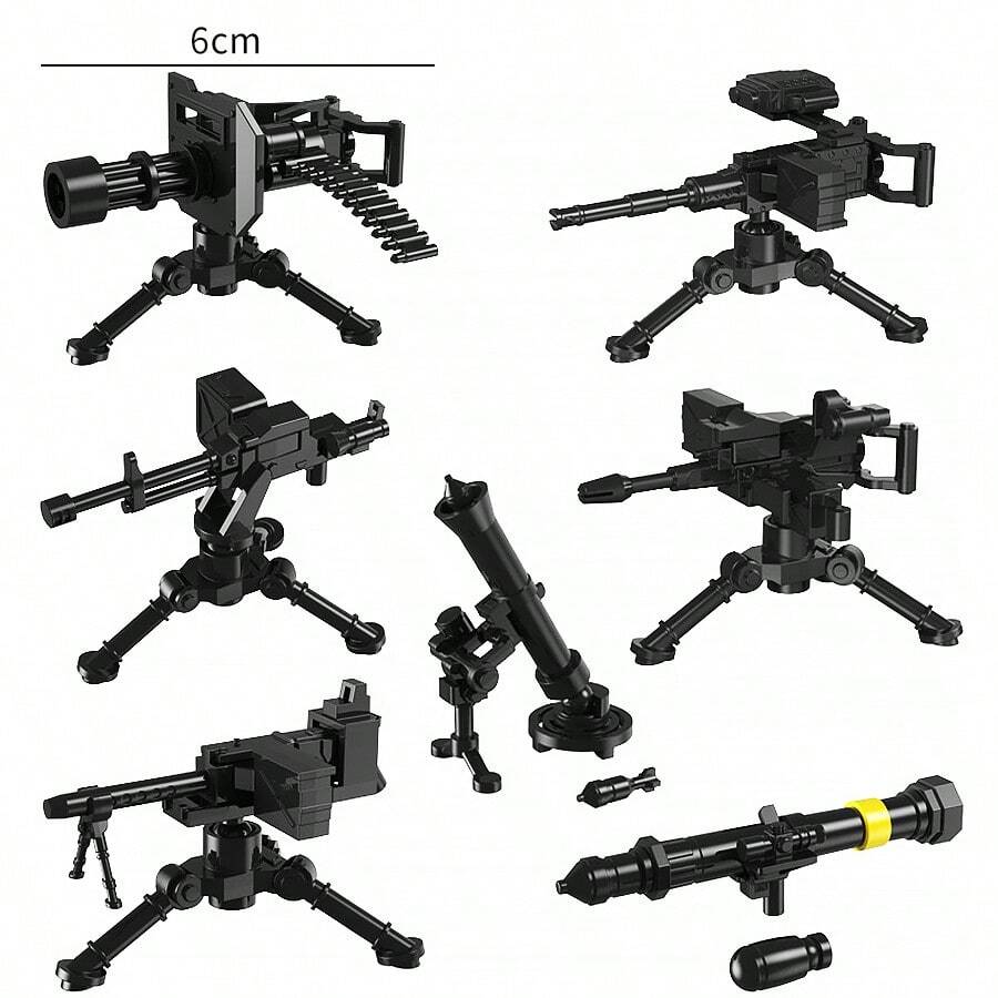 Military Heavy Weapon Rocket Launcher Gatling Gun Backpack Model Weapon ...