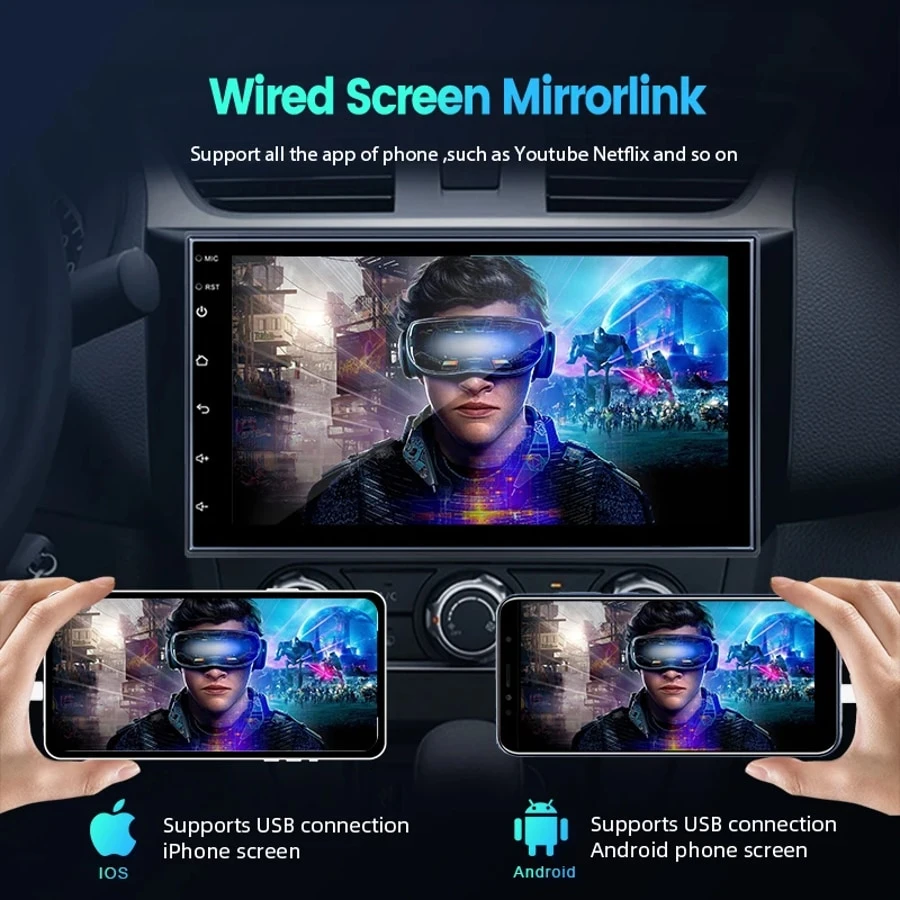 CarlinKit Car Android Auto CarPlay Wired&Wireless Adapter For Android ...