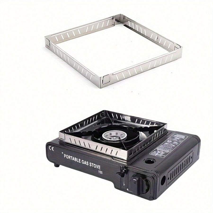 1pc Outdoor Gas Stove Wind Screen, Foldable Wind Shield, Stainless ...