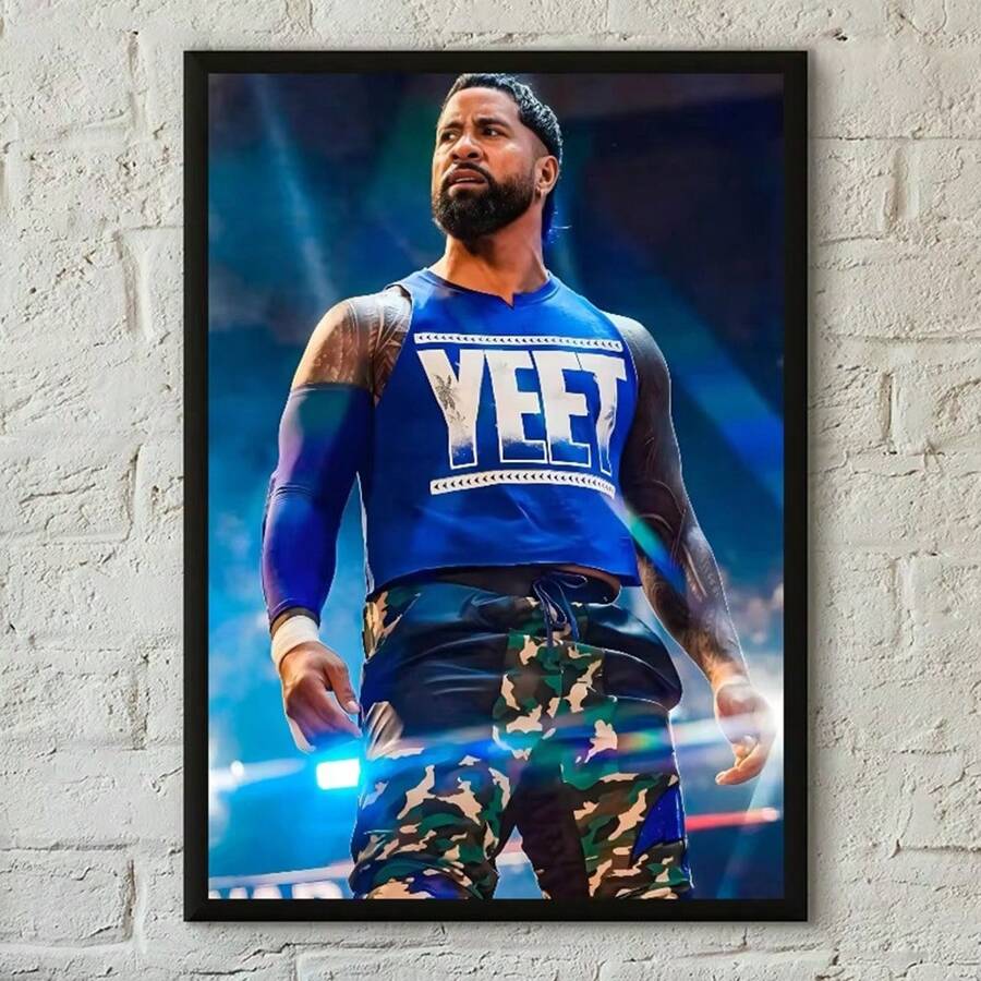 1pc All Art Posters Frameless World Level Wrestling WWE Poster Cafe Bar ...