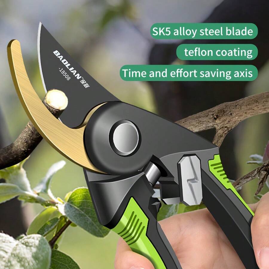 Easy Branch Pruning Shears, SK5 Steel Garden Pruning Shears, Fruit Tree Pruning, Flower ...