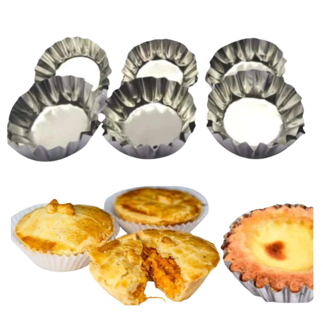 Pie Pan No. 2 Parties Kit 24 Units Of Molds For Crispy Pies And Savory ...